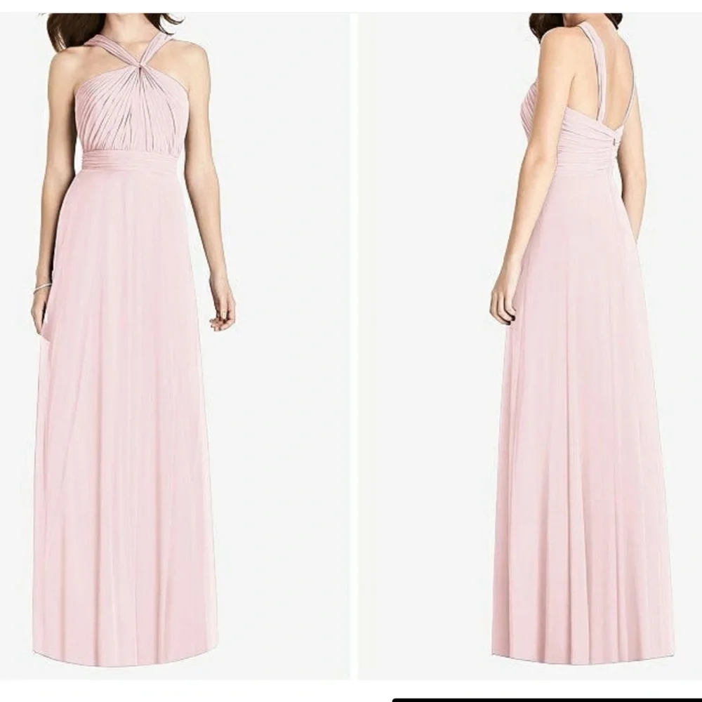 Thread Bridesmaid | Dresses | Thread Twist Halter Chiffon James Maxi ...